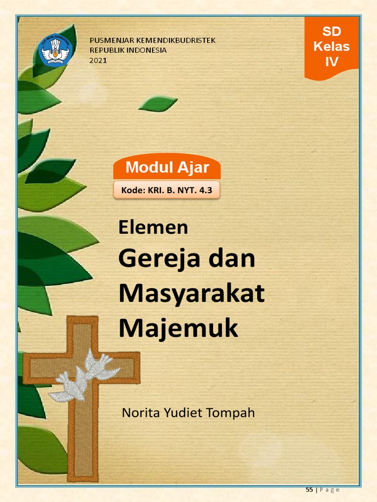 Modul Ajar Pendidikan Agama Kristen Dan Budi Pekerti - Mengenal Keberagaman Indonesia - Fase B | PDF