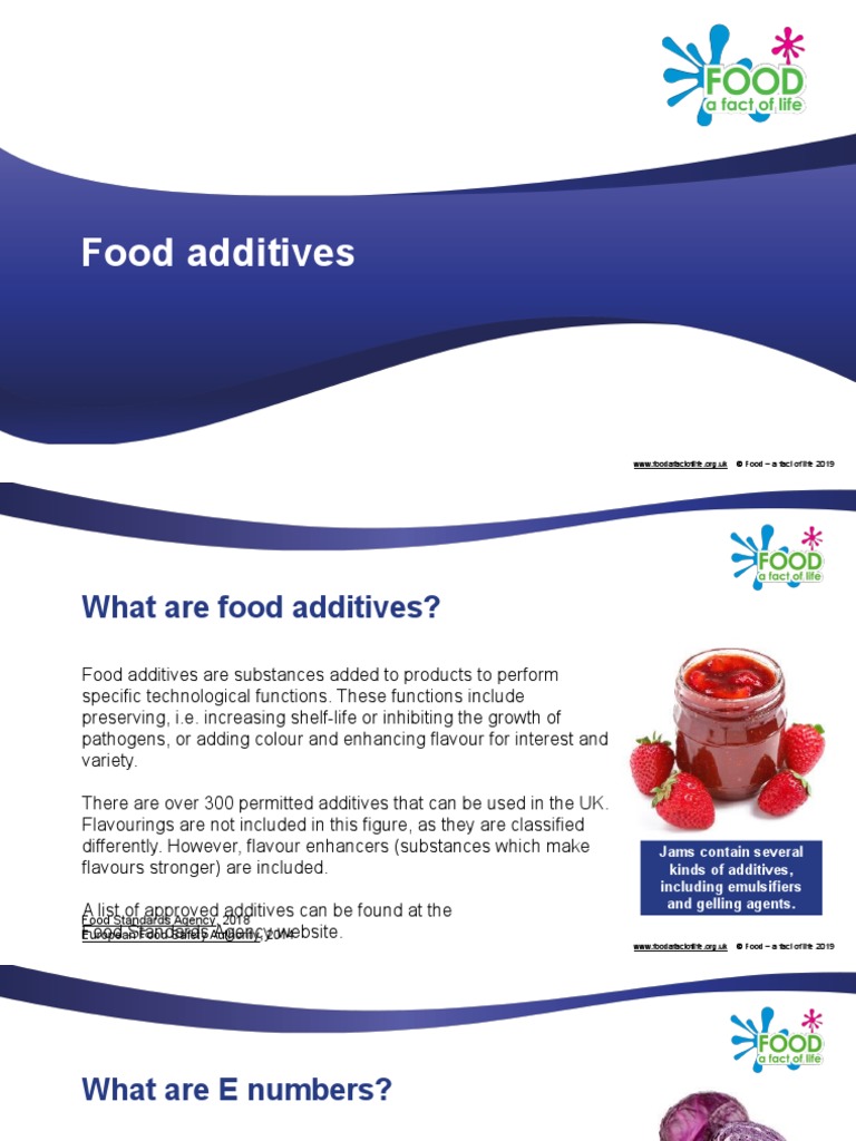 Food Additives PPT 1416wfcf | PDF | Sugar Substitute | Curing (Food ...