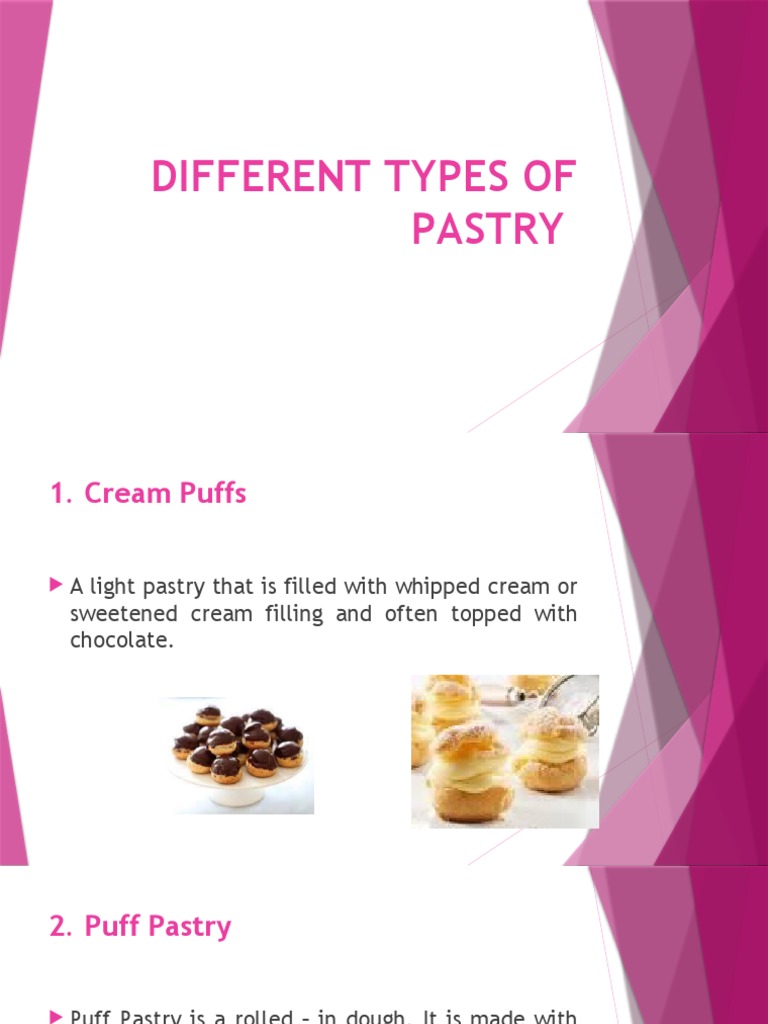 Different Types of Pastry | PDF