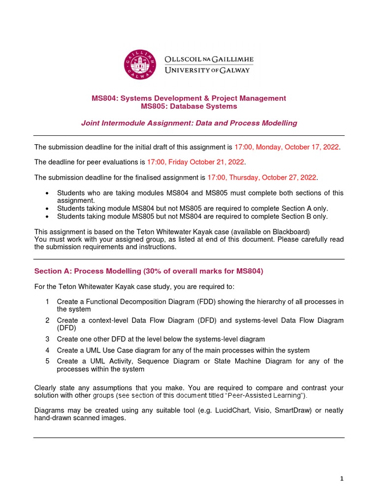 Joint Intermodule Assignment (UPDATE) | PDF | Systems Engineering | Information Technology