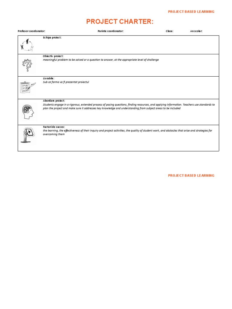 PBL Planning template | PDF