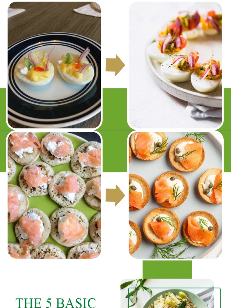 Five Basic Elements of Plating (GRADE 9) | PDF | Cooking, Food & Wine