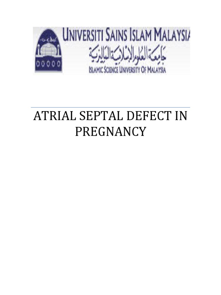 ASD in Pregnancy | PDF | Childbirth | Heart