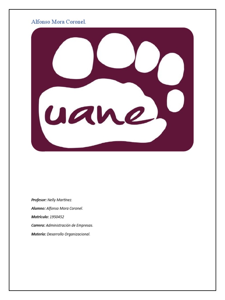 U.2 Análisis de Caso - Cambio Organizacional. - Alfonso Mora Coronel | PDF