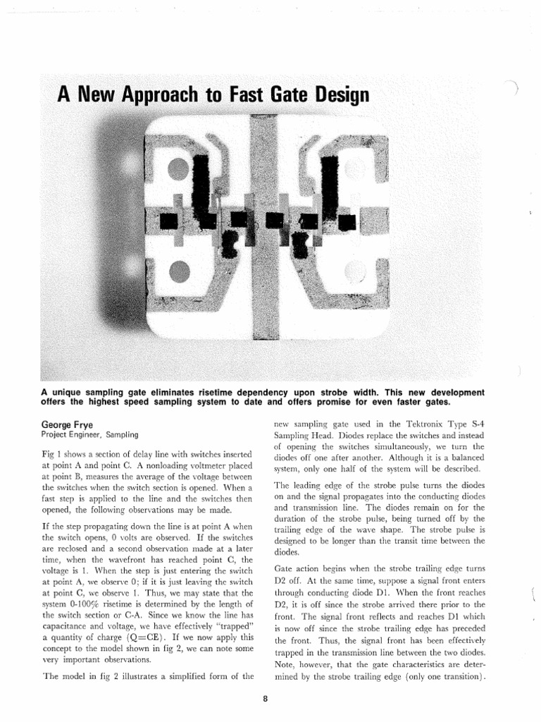 A New Aproach To Fast Gate Design | PDF