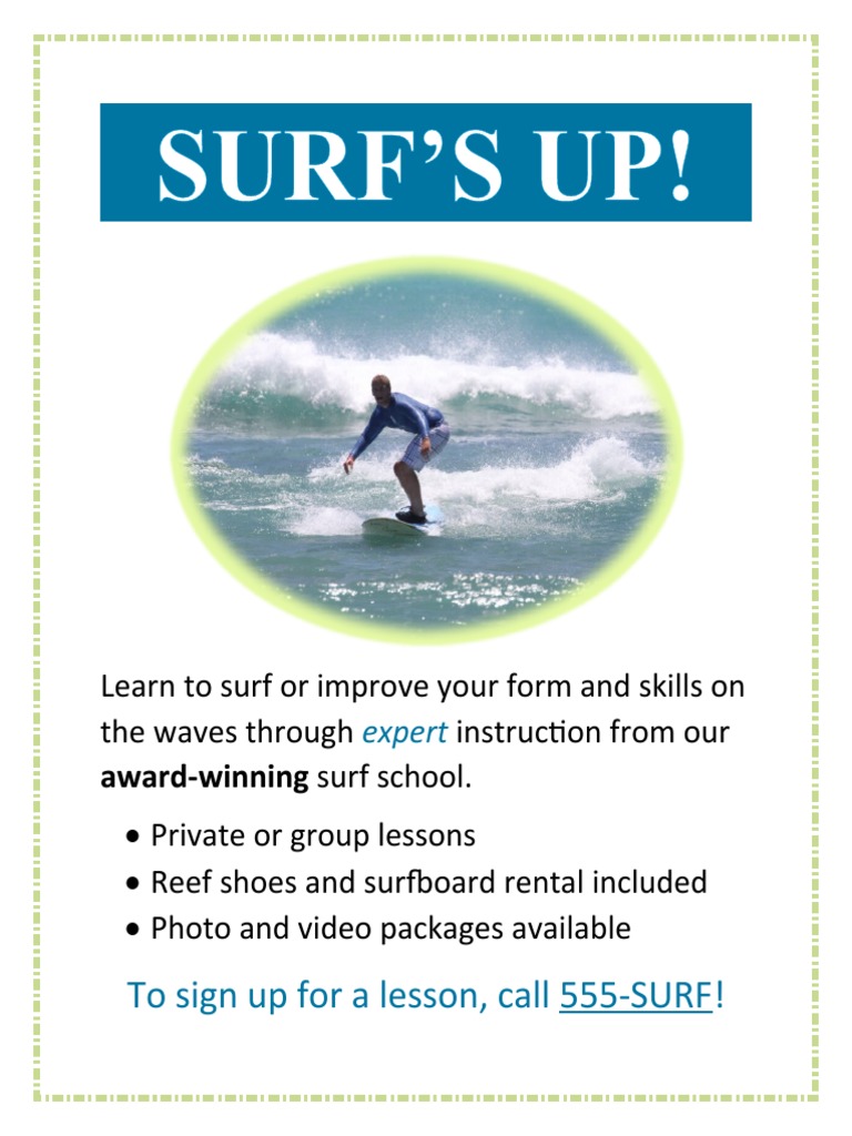 Surf Flyer AliffNajmi | PDF
