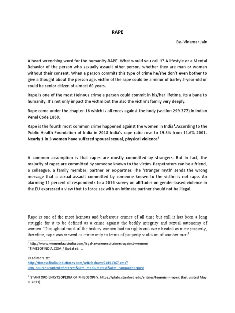 Rape | PDF