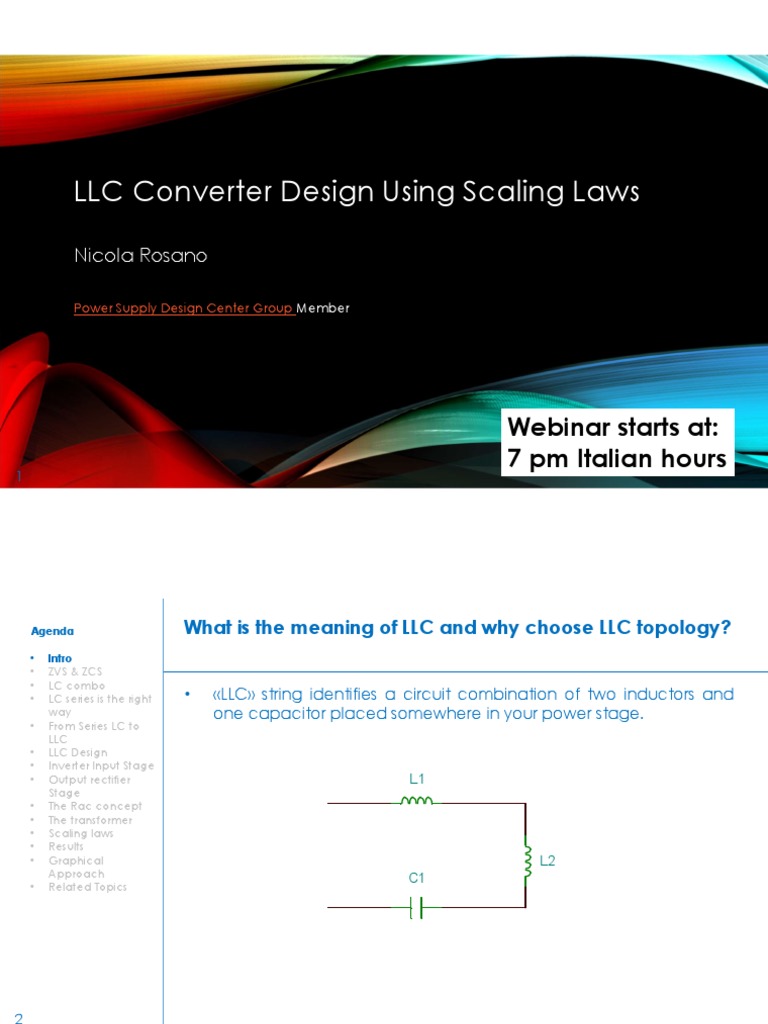 Design and Analysis of LLC Resonant Converters Using Scaling Laws | PDF | Power Inverter | Rectifier