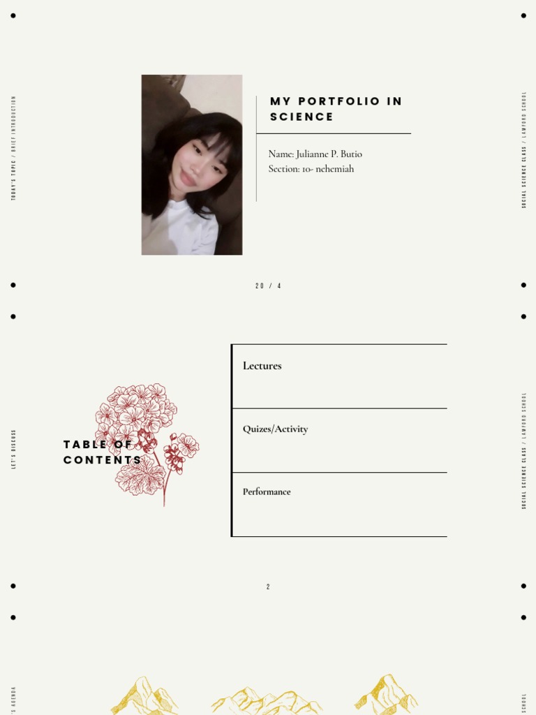 My Portfolio in Science | PDF