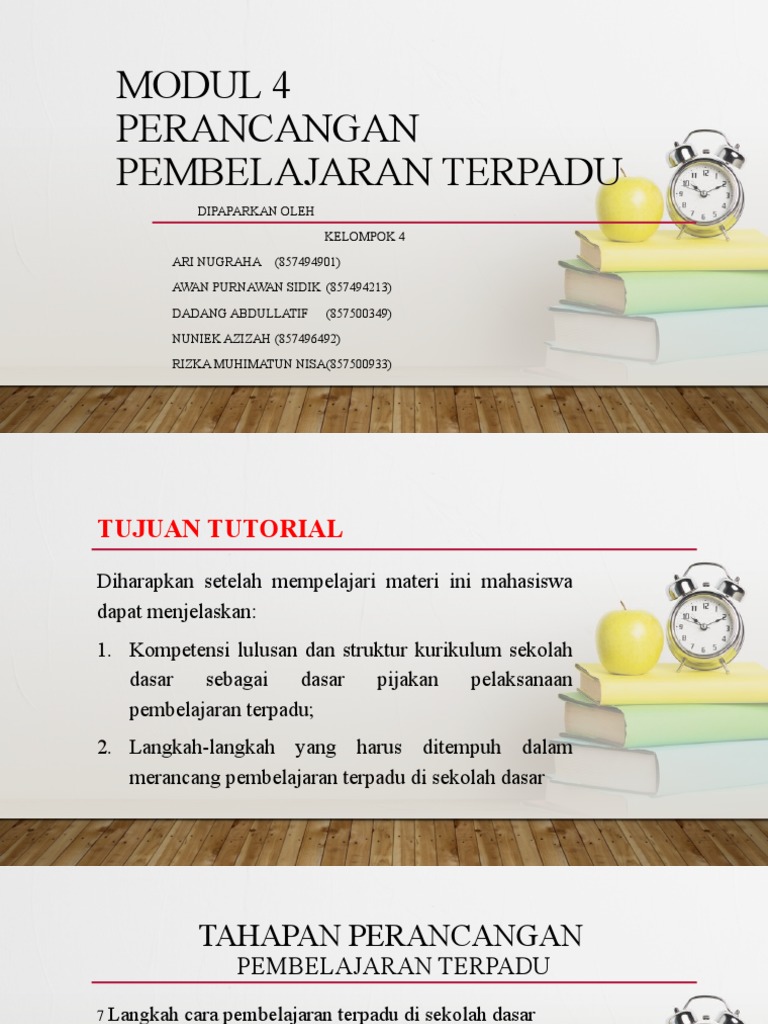 Pembelajaran Terpadu Di SD - Modul 4 | PDF