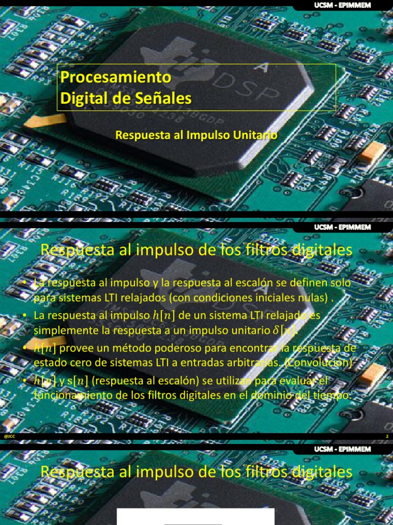 PDS - 5 - Respuesta Al Impulso Unitario v22 | PDF | Circunvolución ...