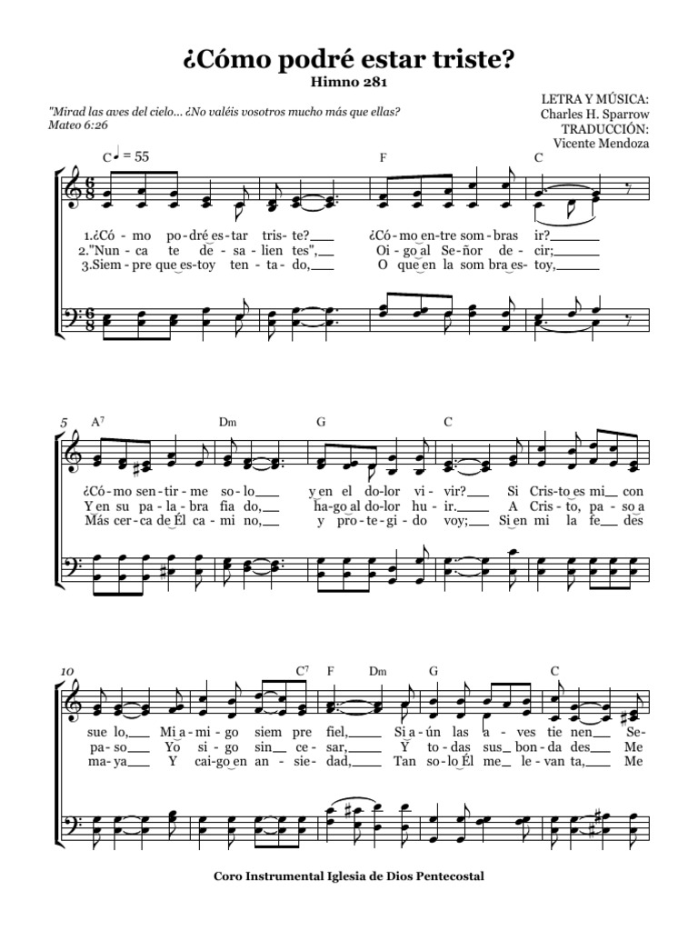 281 - ¿Cómo Podré Estar Triste - Guía | PDF