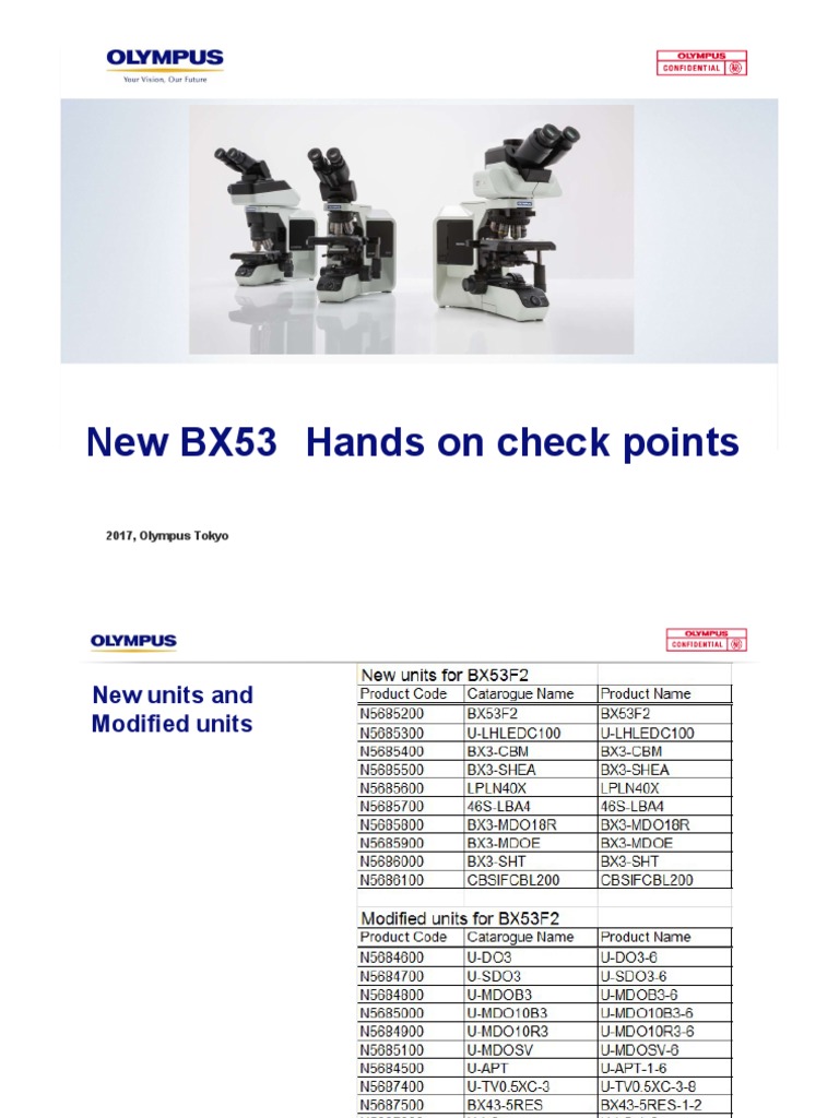 NPI6.1 - New BX53 Hands On | PDF | Optics | Equipment