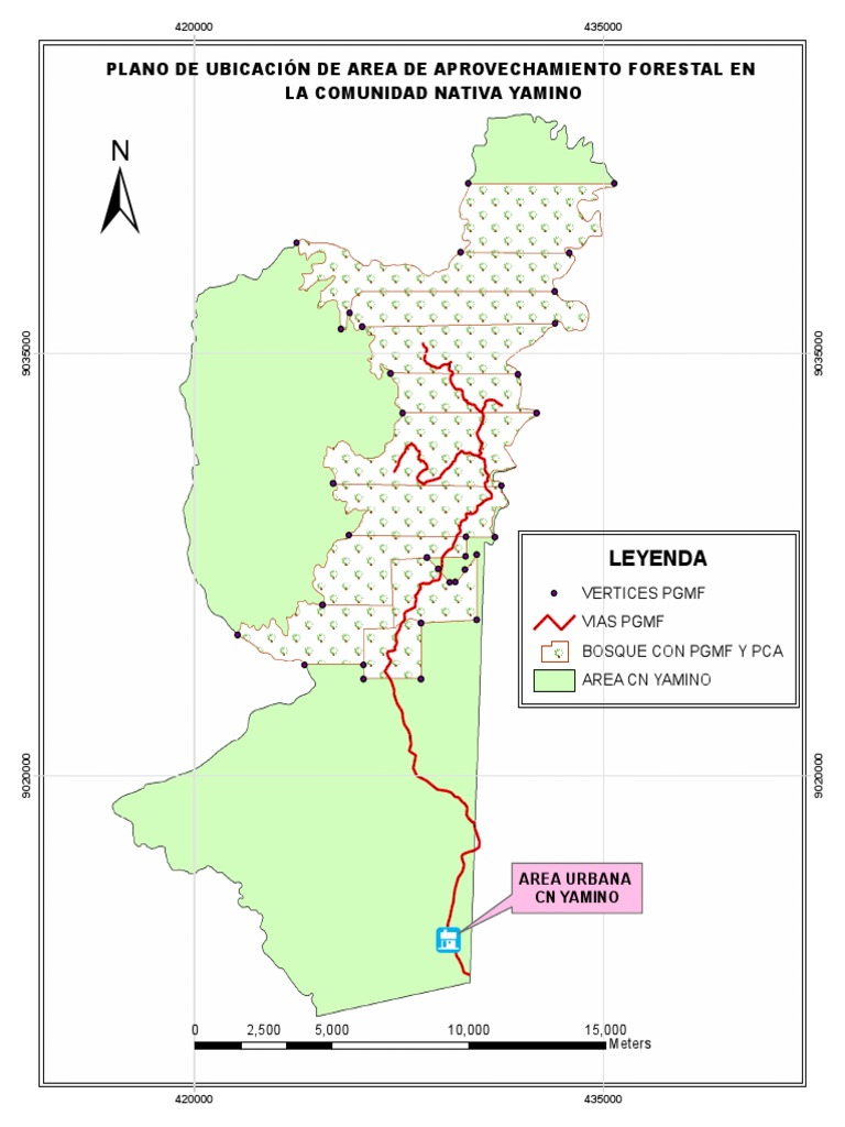 Anexo 03 MAPA DE UBICACION DE PARCELA DE YAMINO | PDF