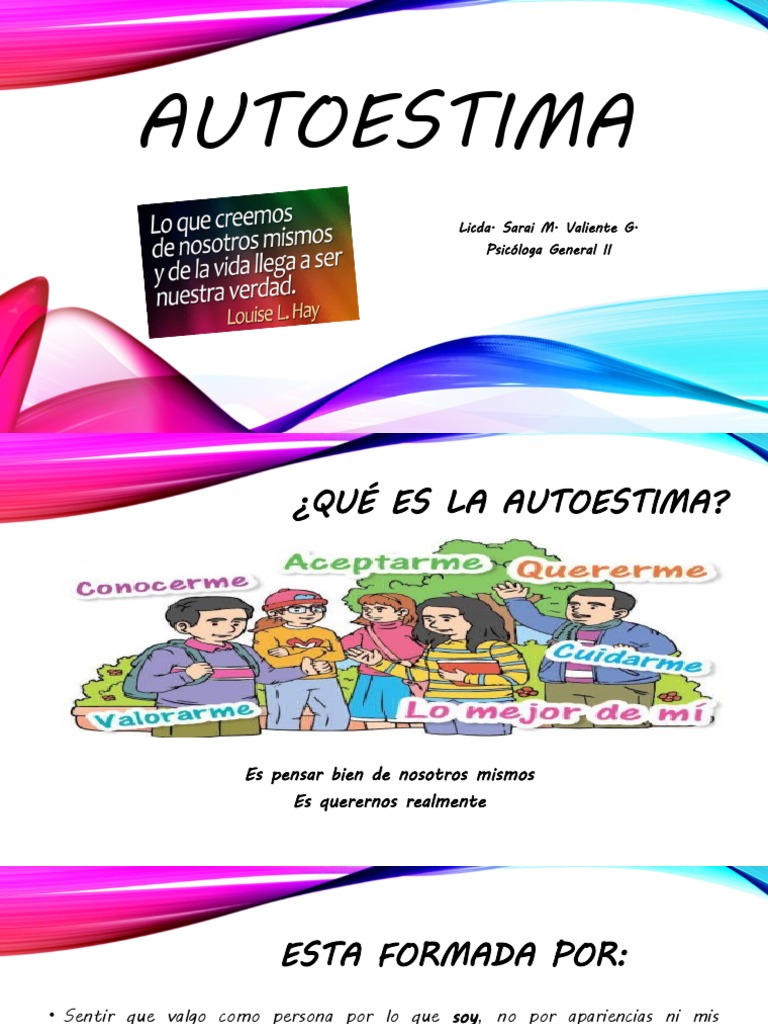 AUTOESTIMA | PDF
