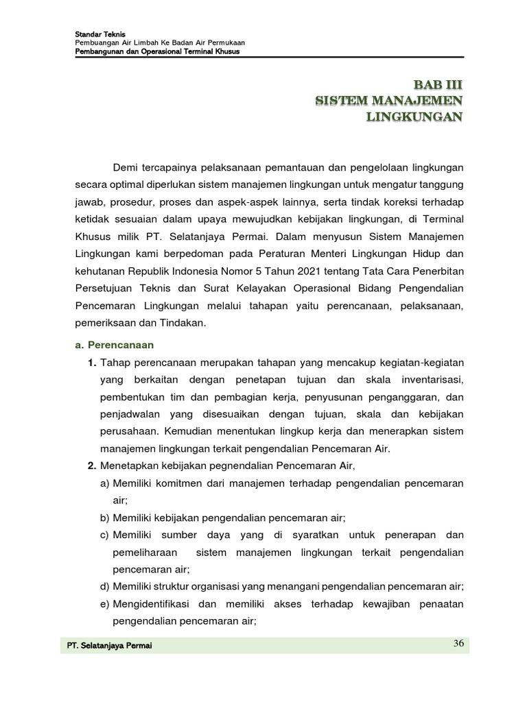 Sistim Manajemen Lingkungan | PDF | Teknologi & Rekayasa