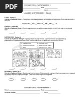 ESP Grade 1 2nd Quarter Worksheets | PDF