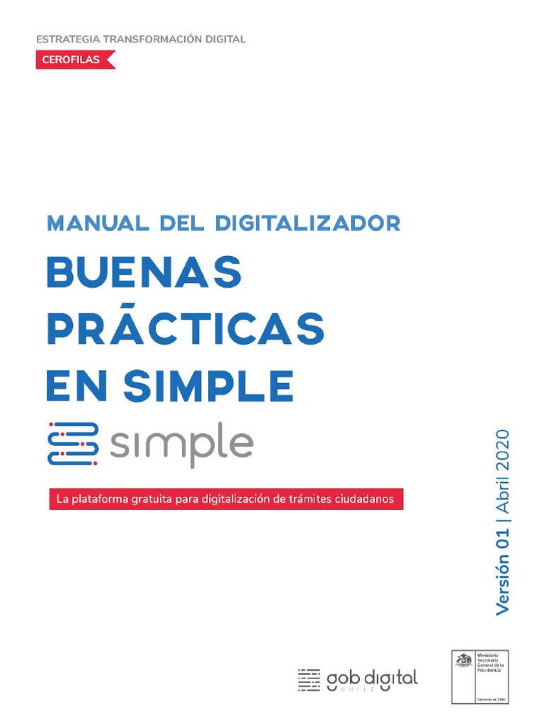 Manual Buenas Practicas Simple | PDF | Gobierno E | Procesos de negocio