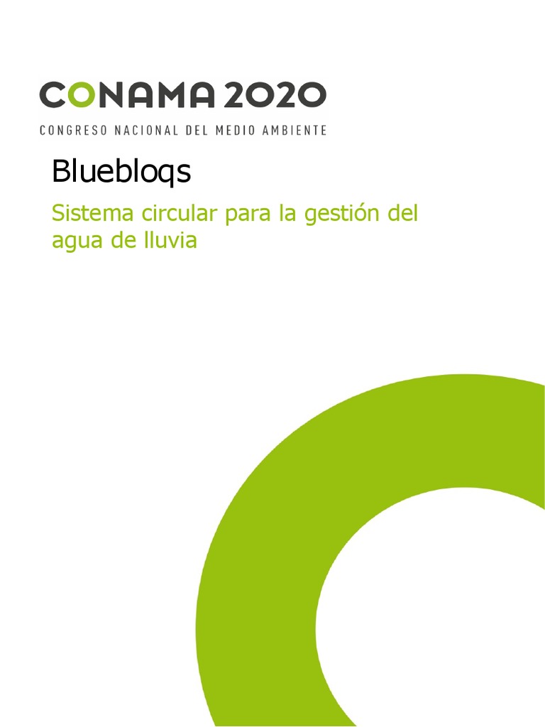 BlueBloqs - Sistema Circular para La Gestión Del Agua de Lluvia | PDF ...