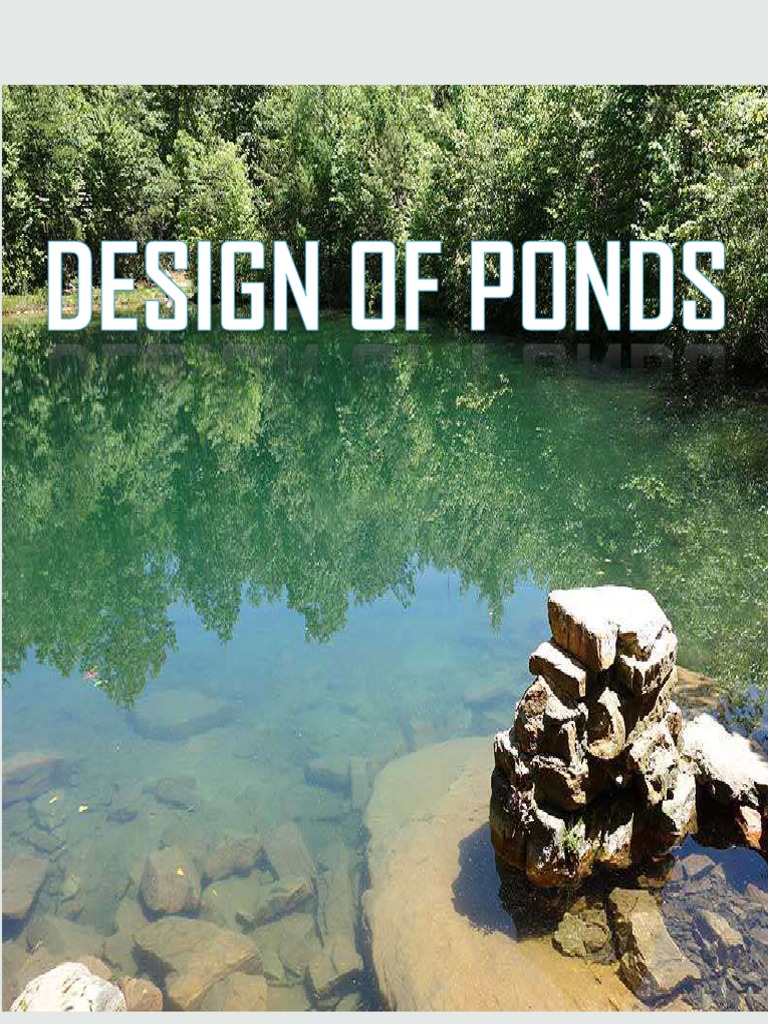 G3 - Design of Ponds | PDF | Concrete | Pond
