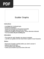 CorbettMaths Scatter Graph Exercises | PDF | Scatter Plot