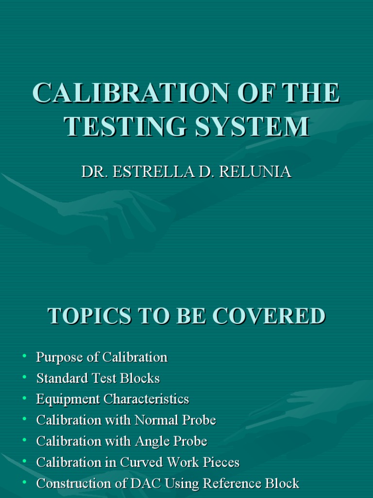 UTChapter5 Calibration | PDF | Calibration | Amplifier