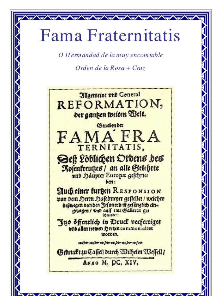 Fama Fraternitatis | PDF | Historia