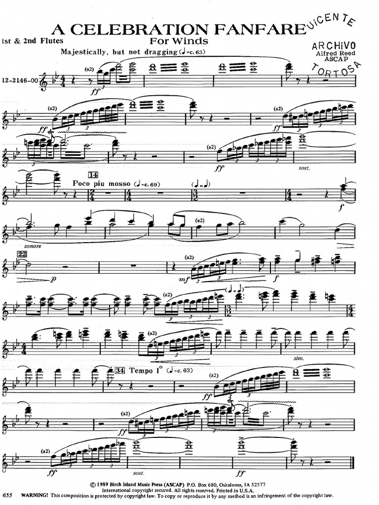 A Celebration Fanfare | PDF