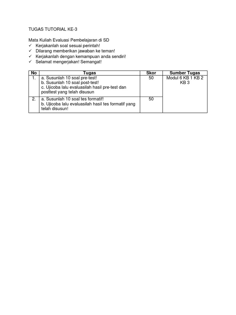 Azmi Rizal - Tugas Tutorial Ke 3 | PDF