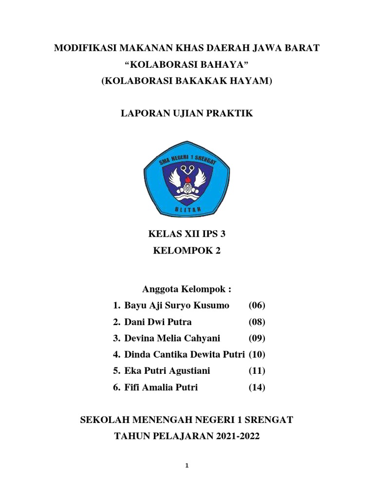 Laporan Ujian Praktik | PDF