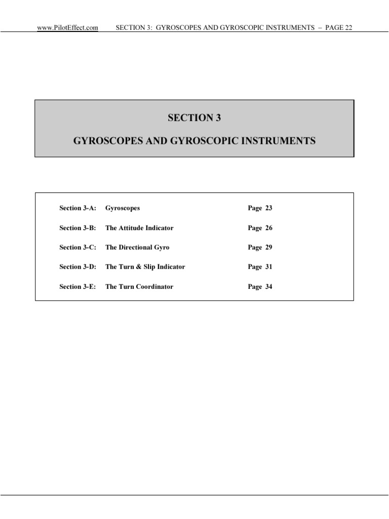 An Overview of Gyroscopic Instruments: Explaining the Fundamental ...