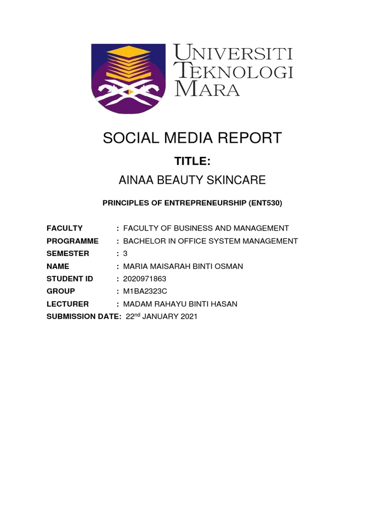 Aina Beauty | PDF | Cosmetics | Communication