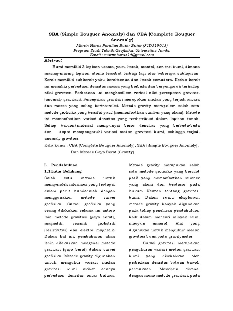 F1D319013 - Martin - SBA Dan CBA | PDF