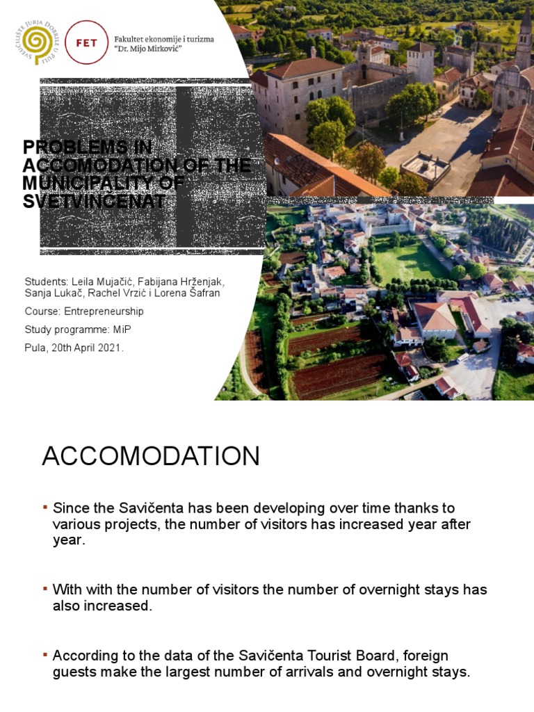 Problems in Accomodation of The Municipality of Svetvinčenat | PDF ...