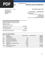 Your RBC Personal Banking Account Statement | PDF | Deposit Account | Banks