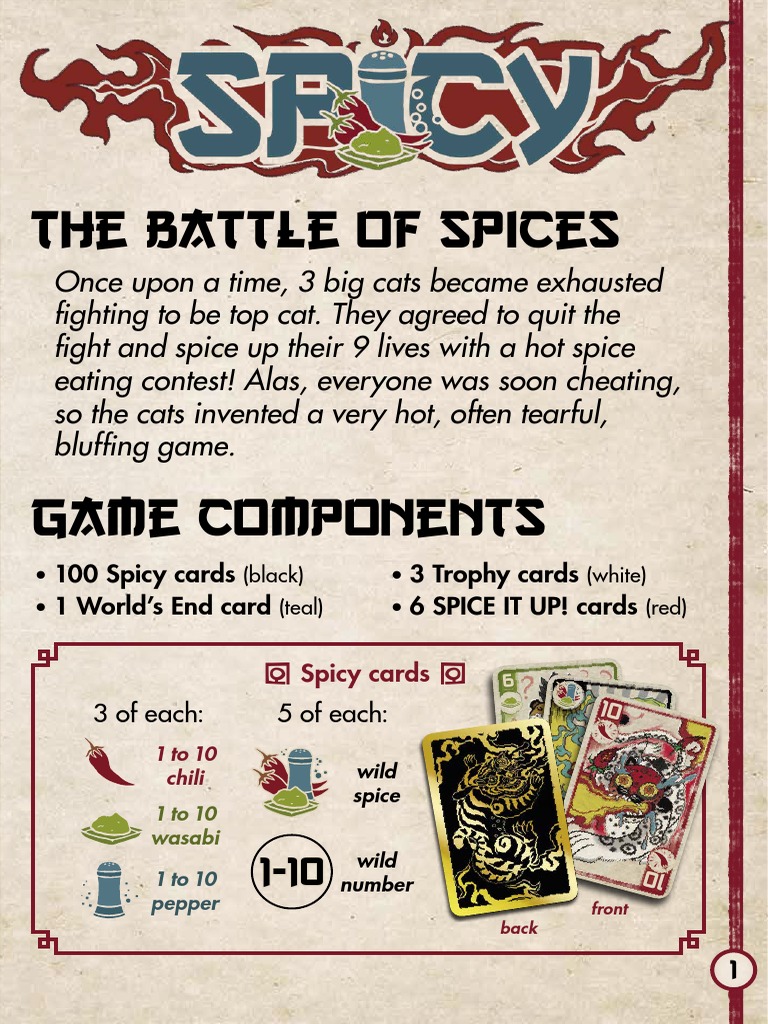 Spicy Rules-EnG Low | PDF | Spice | Chili Pepper