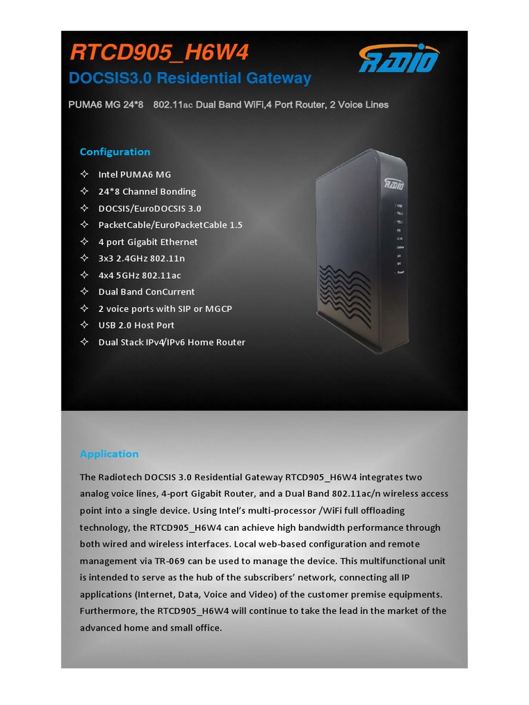 DS-RTCD905 H6W4 | PDF | Wi Fi | Ieee 802.11