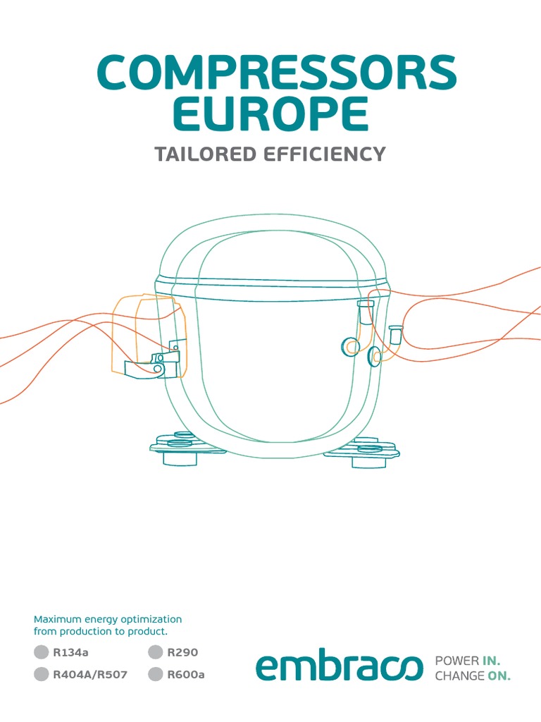 Catalogo Compressores Embraco | Download Free PDF | Refrigerator ...