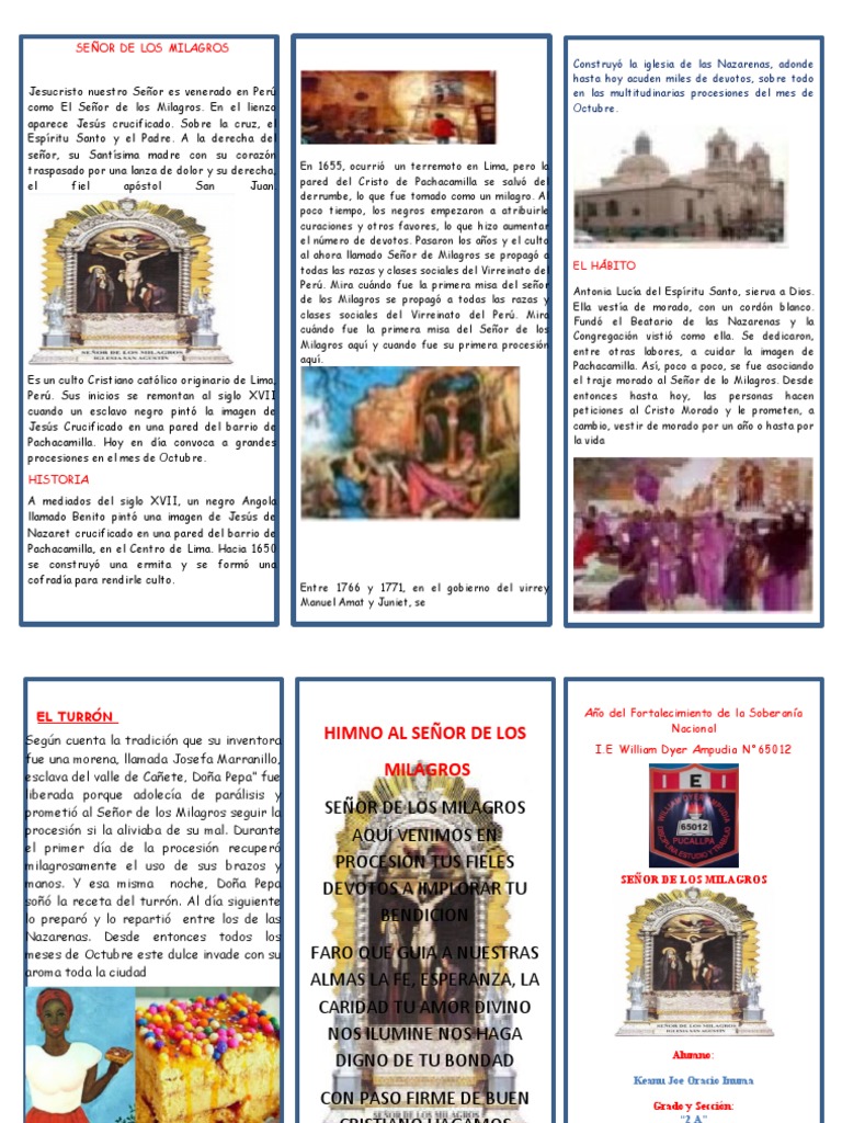 Pantilla de Triptico 2022 | PDF