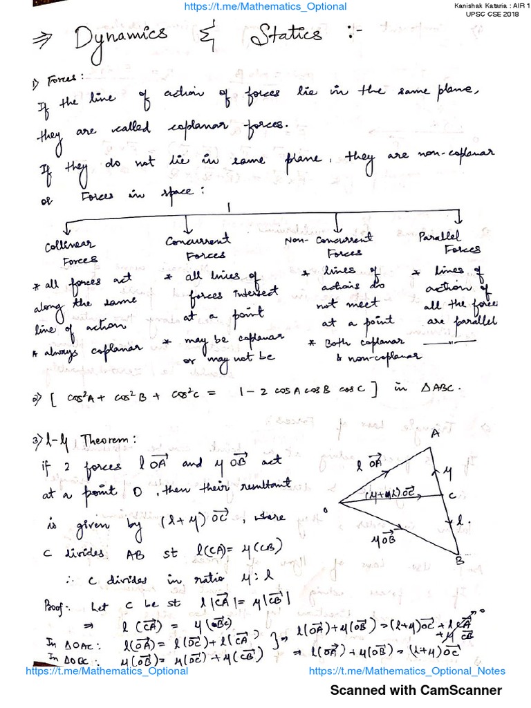 Dynamics and Statics | PDF