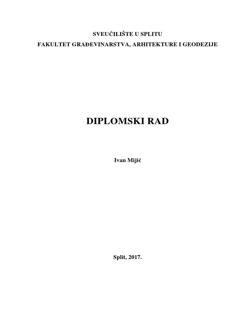 Mijic Ivan Gradst 2017 Diplo Sveuc | PDF