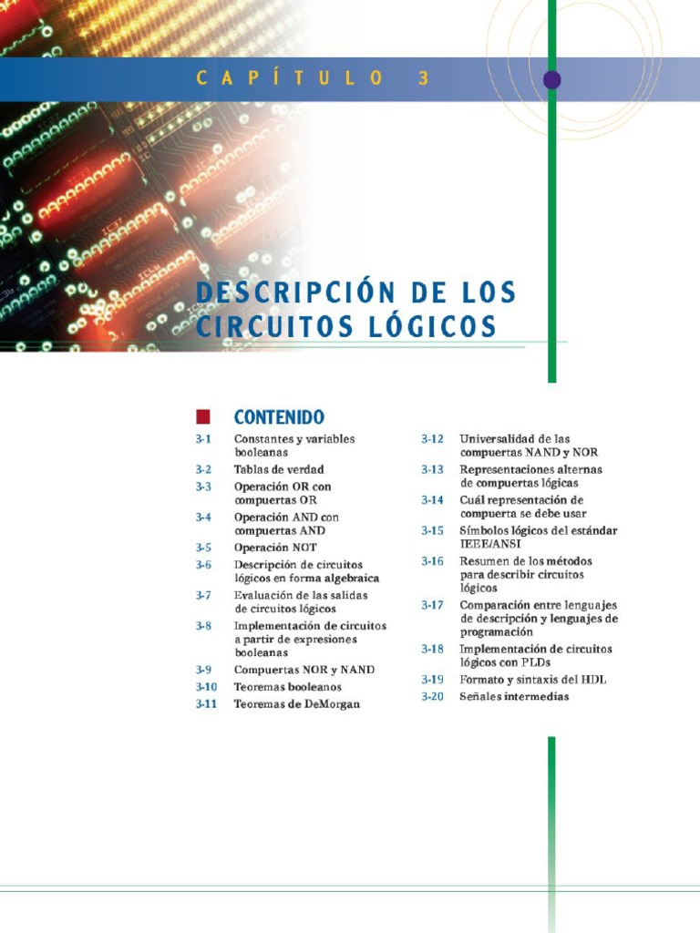 Cap03 DescripcionCircuitosLogicos | PDF