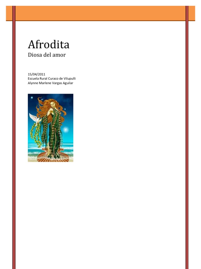 Afrodita | PDF | Afrodita | París (mitología)