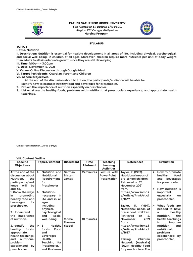G8 - Watchers Class Nutrition | PDF | Foods | Healthy Diet