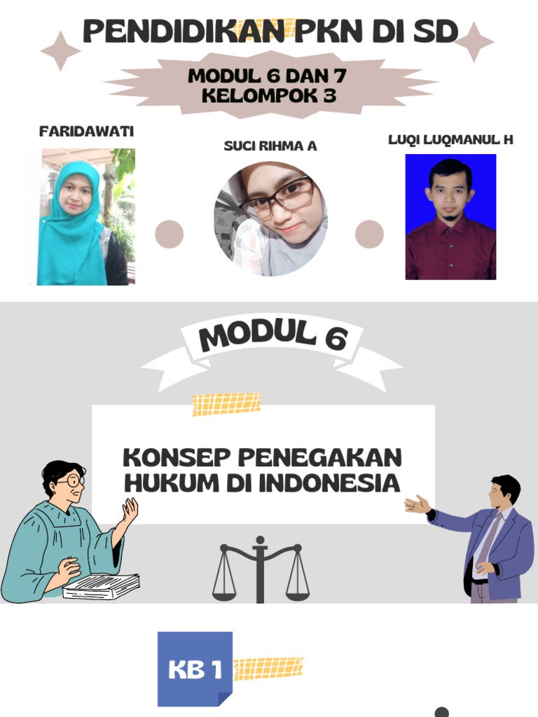 Presentasi Kel 3 Modul 6 DAN 7 | PDF