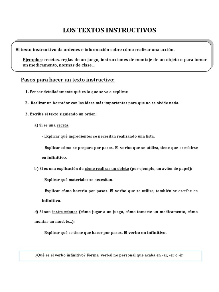 Texto Instructivo 1 | PDF | Alimentos