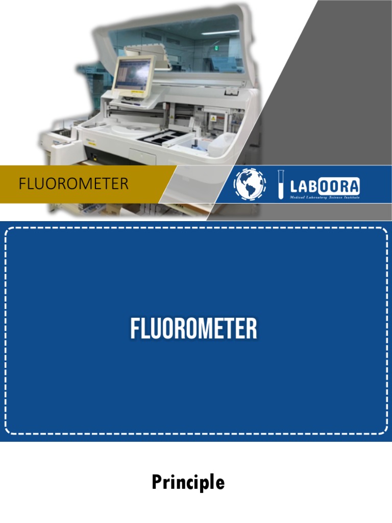05 Fluorometer | PDF | Fluorescence Spectroscopy | Fluorescence