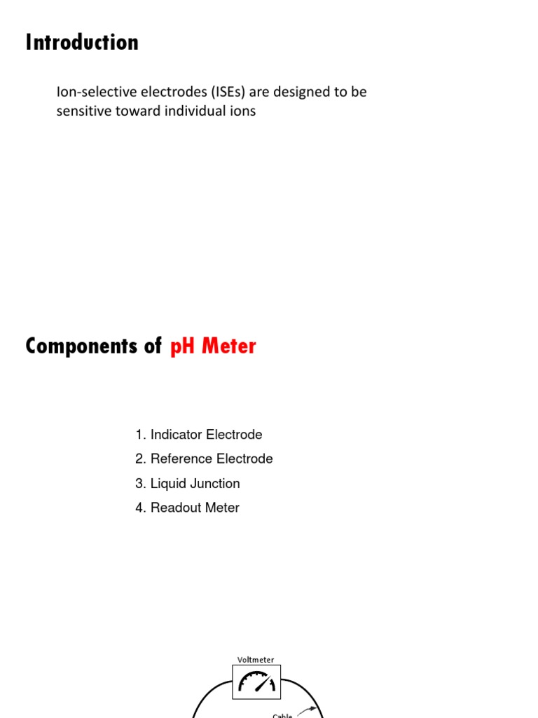 08 Ion Selective Electrodes-pH Meter | PDF | Chemistry | Materials