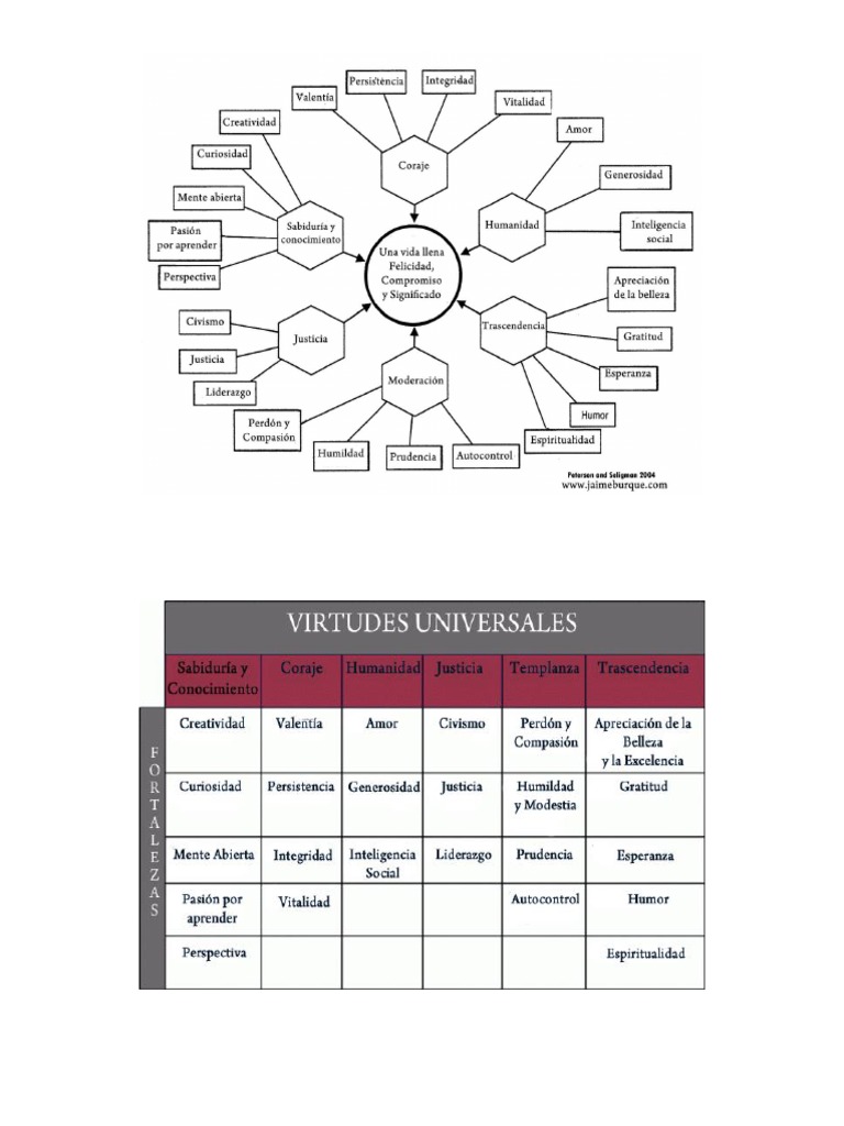 Fortalezas y Virtudes de Seligman | PDF