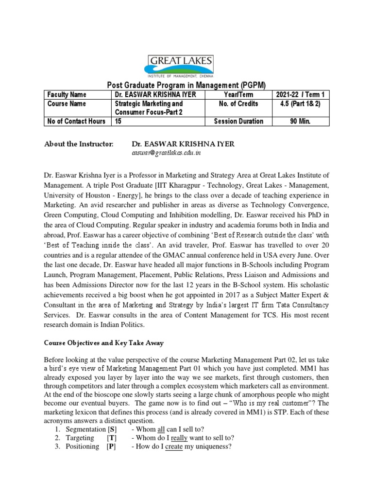 PGPM-21-22-T1 - SMCF-Prof | PDF | Marketing | Qr Code